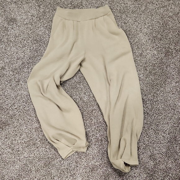 Free People | Pants & Jumpsuits | Fp Beach Olive Knit Beach Pants ...